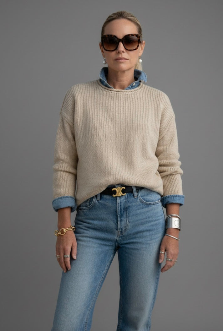 Chloe Roll Neck Sweater – Buy Online | Pink Pineapple Shop
