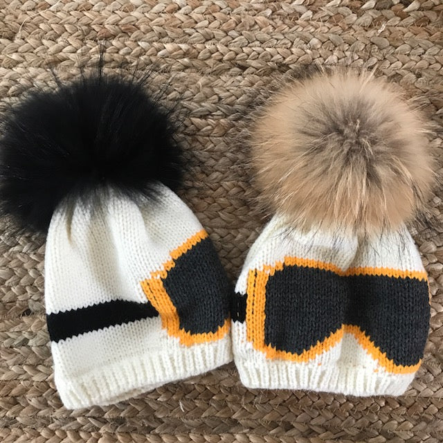 Super Sale Fur Goggle Hat | Pink Pineapple Shop