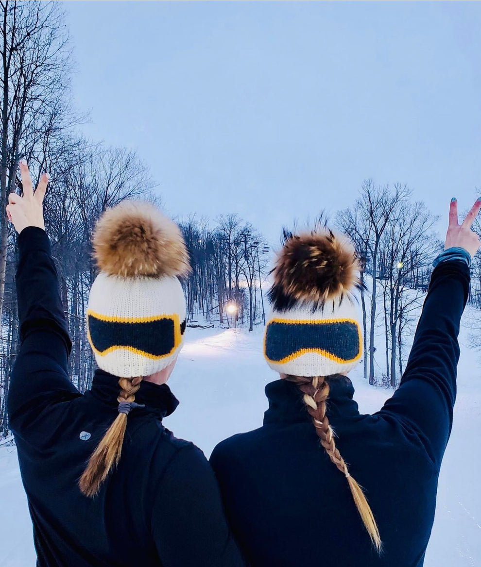 Super Sale Fur Goggle Hat | Pink Pineapple Shop